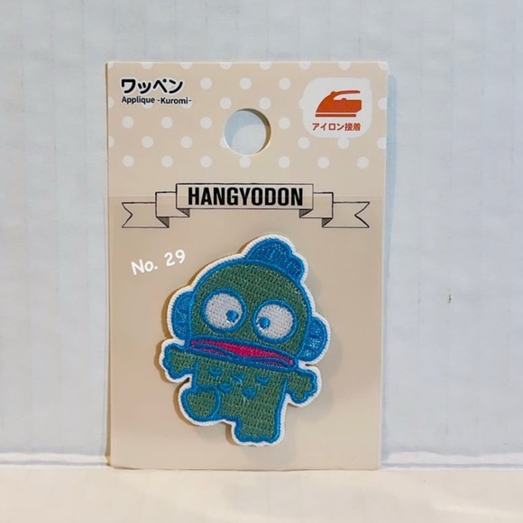 Sanrio | Accessories | Sanrio Hangyodon Fish Embroidered Iron On Patch ...